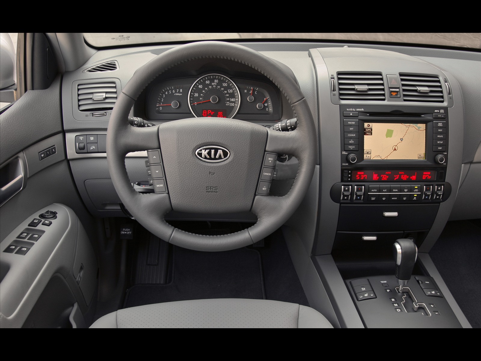 Kia Borrego technical specifications and fuel economy